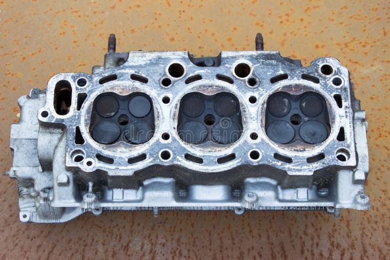 Cylinder head lies stock image. Image of engine, gear - 56406017
