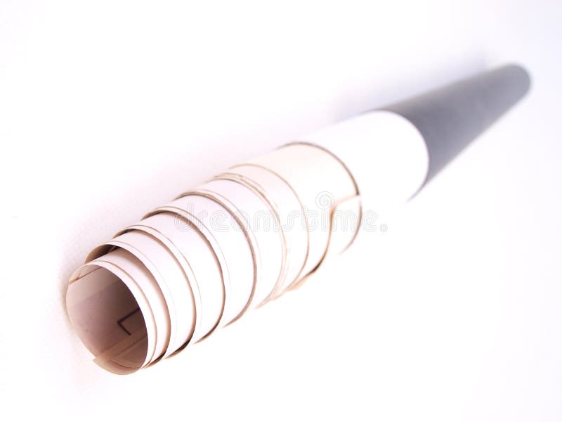 Cylinder Paper Roll stock photo. Image of profession, color - 7170142