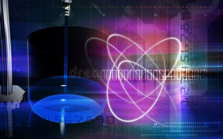 Cylinder and pipes stock illustration. Illustration of science - 8027548