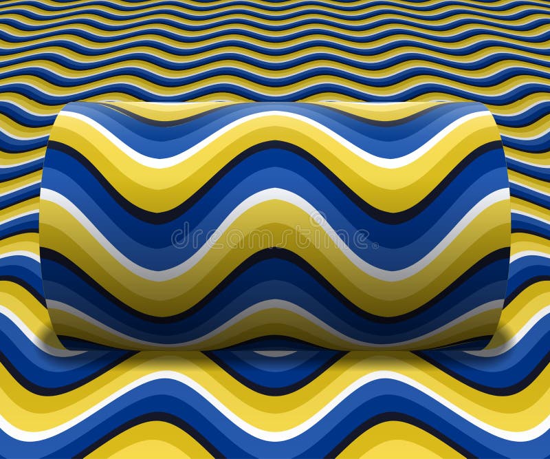 Abstract wavy surface stock illustration. Illustration of design - 9348588