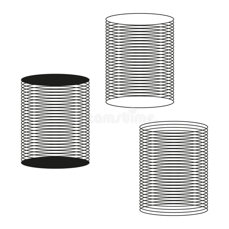 Cylinder Shapes with Lines. Vector Geometric Forms. Abstract Wireframe ...