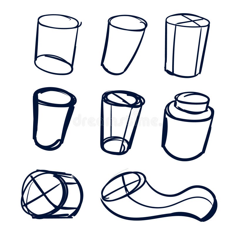 Hand Drawn Chat Box Scribble Doodle Symbols Vector Random Hand Drawn ...