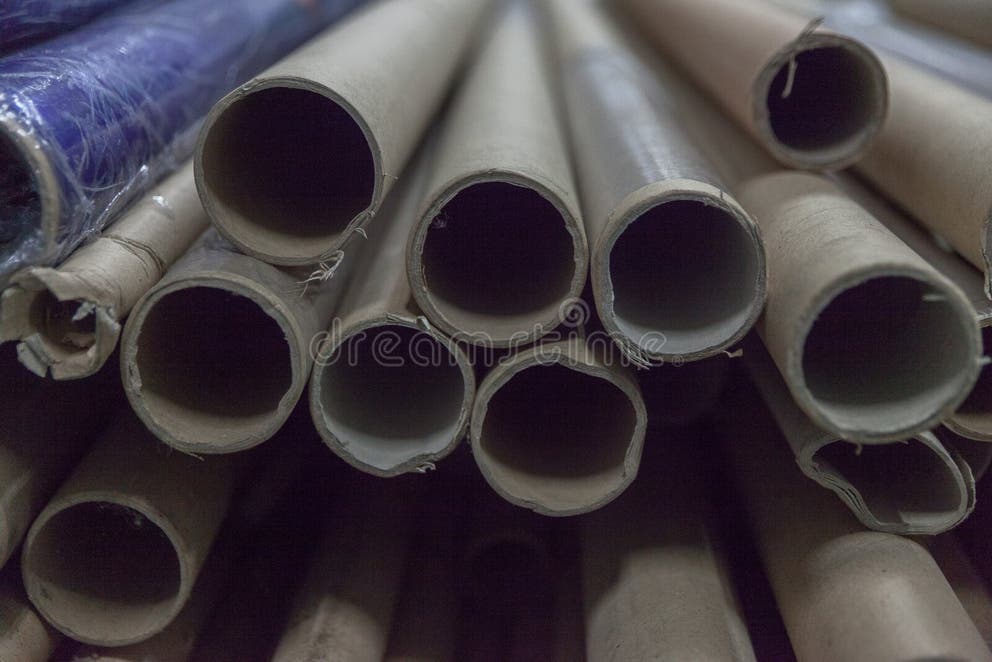 Cylinder for Textile at Factory Stock Photo - Image of factory, paper ...