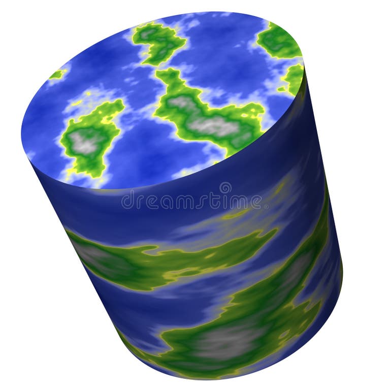 World Map Cylinder Stock Illustrations – 281 World Map Cylinder Stock ...