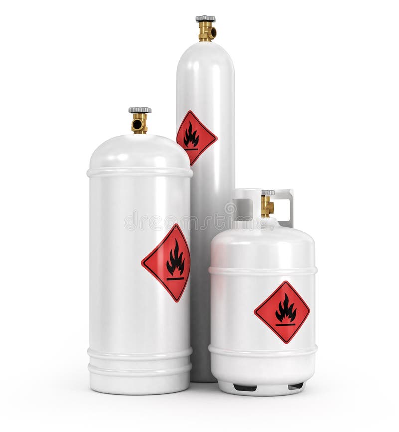 Compressed Gas Cylinder Image Drawings