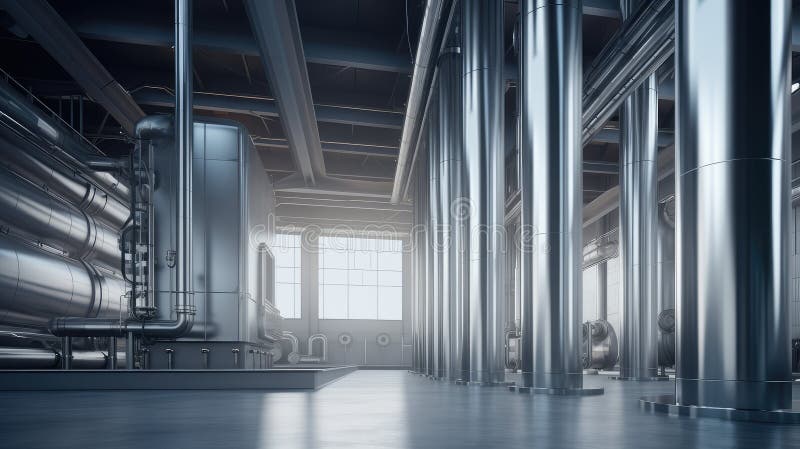 Cylinders and Helium Containers at a Metal Processing Plant ...
