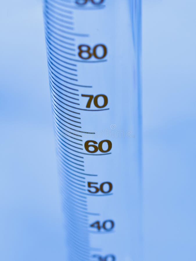 Cylindre gradué photo stock. Image of technologie, laboratoire - 7035606