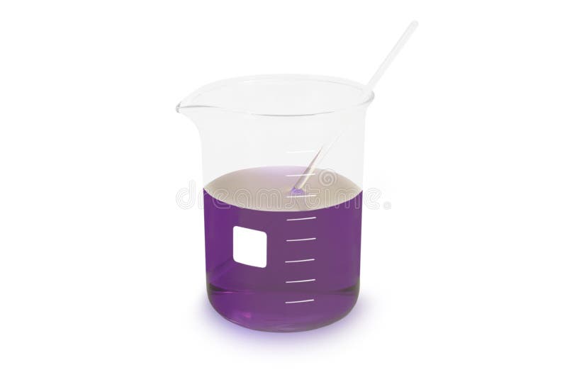 Purple beaker stock image. Image of beaker, liquid, fluid - 22337959