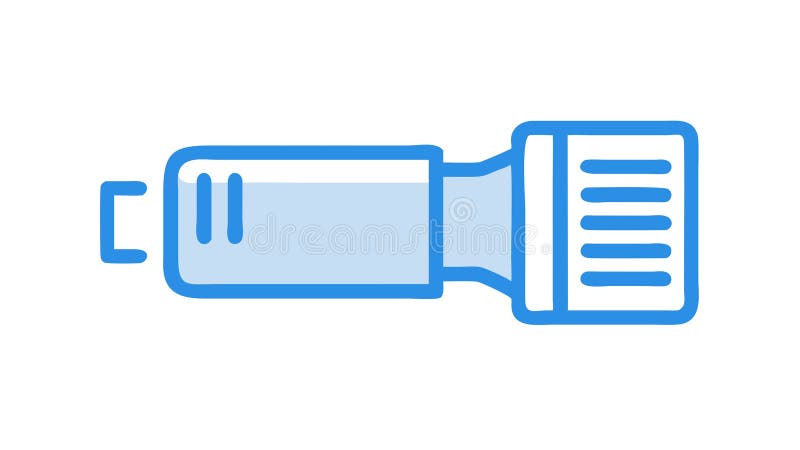 Cylindrical Battery Outline Vector Icon Power Source, Vector Design ...