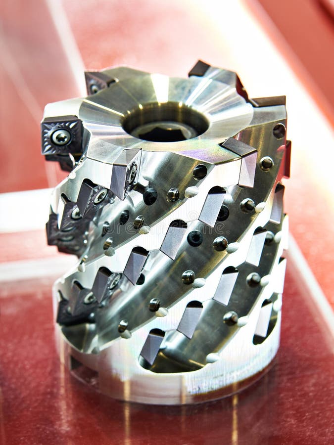 Cylindrical End Mill Metal Cutting Stock Photo - Image of stand ...