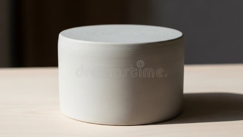 Cylindrical Matte White Container Stock Illustrations – 1,397 ...