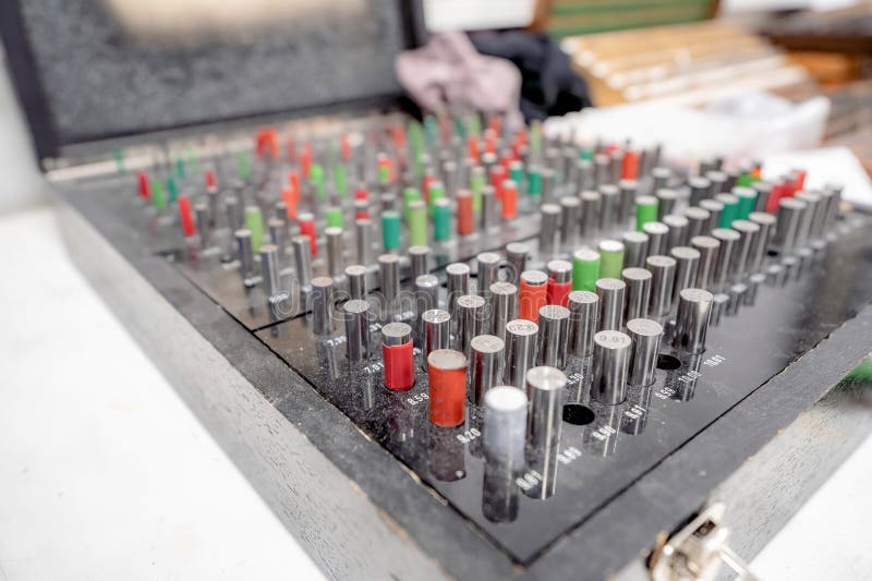 Cylindrical Measuring Pins Controlling Geometric Dimensions Stock ...