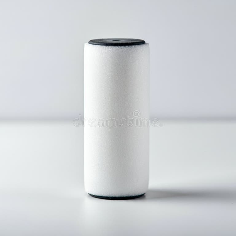 A Cylindrical Object Resembling a Foam Roller Stands Vertically on a ...