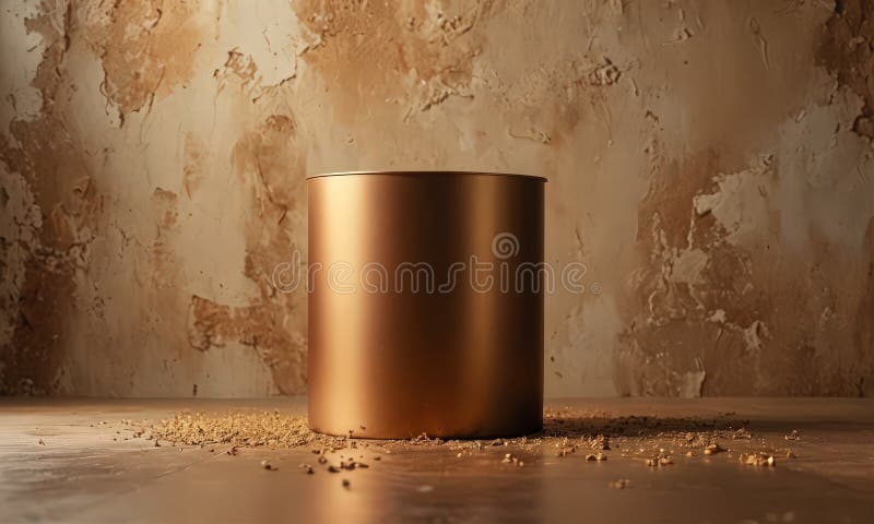 Cylindrical Object with Smooth Surface Sits on Textured Surface ...