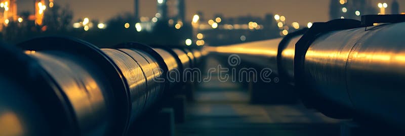 Cylindrical Objects in Dimly Lit Industrial Setting Stock Illustration ...
