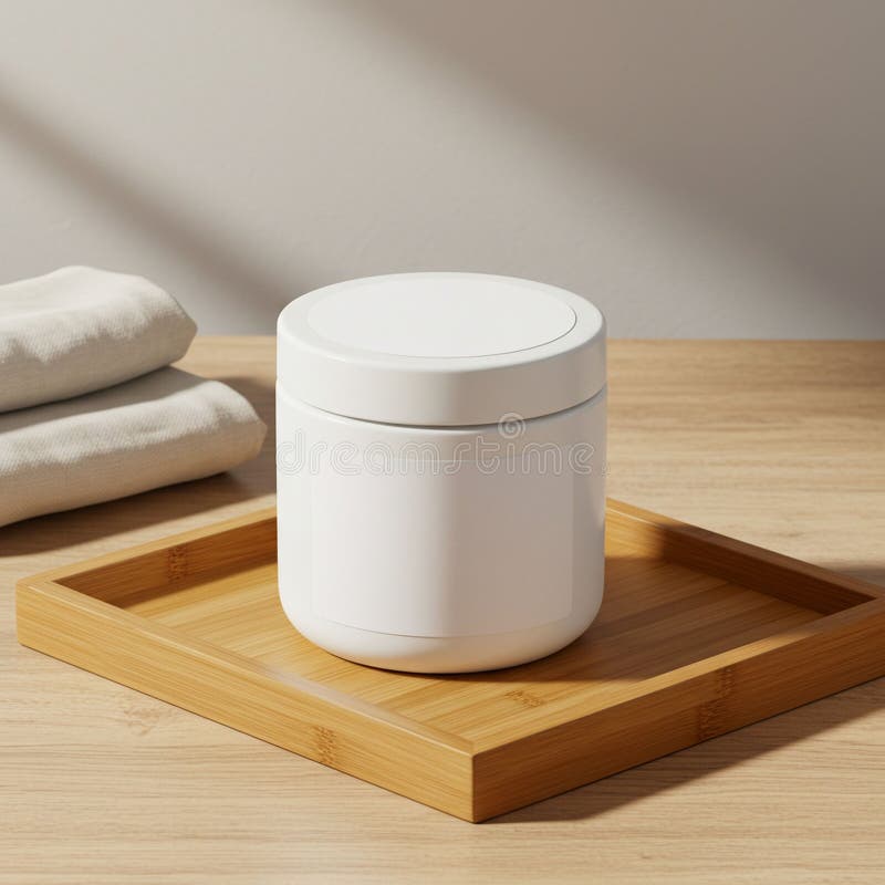 Cylindrical Matte White Container Stock Illustrations – 1,397 ...