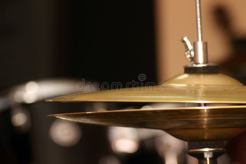 Cymbal Close-up stock photo. Image of band, gold, bronze - 185560