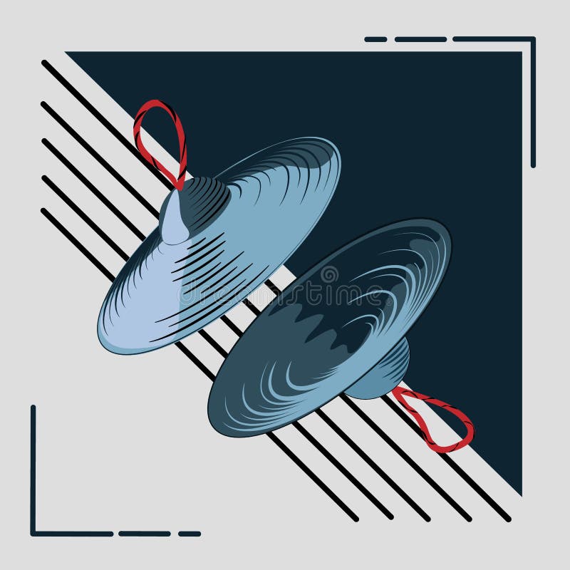 Cymbal instrument stock illustration. Illustration of cartoon - 35595346