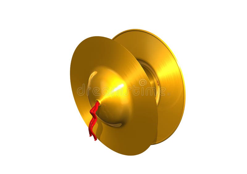 Cymbals stock illustration. Illustration of sound, golden - 11634774