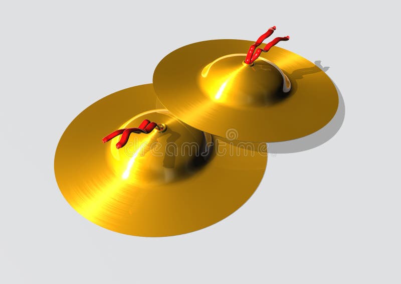 Cymbals stock illustration. Illustration of musical, noisy - 11634951