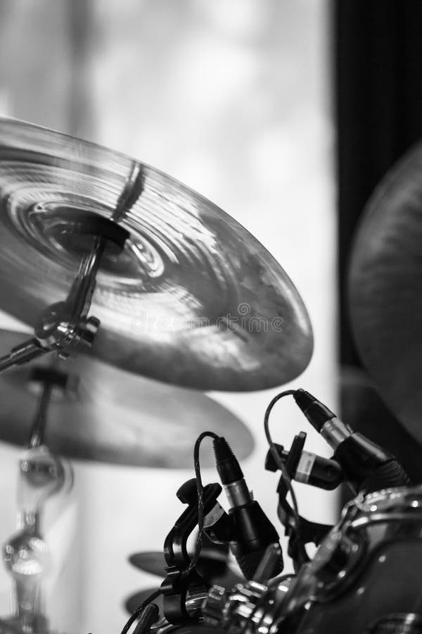Cymbals As a Part of Drum Set Stock Photo - Image of drums, band: 77303624