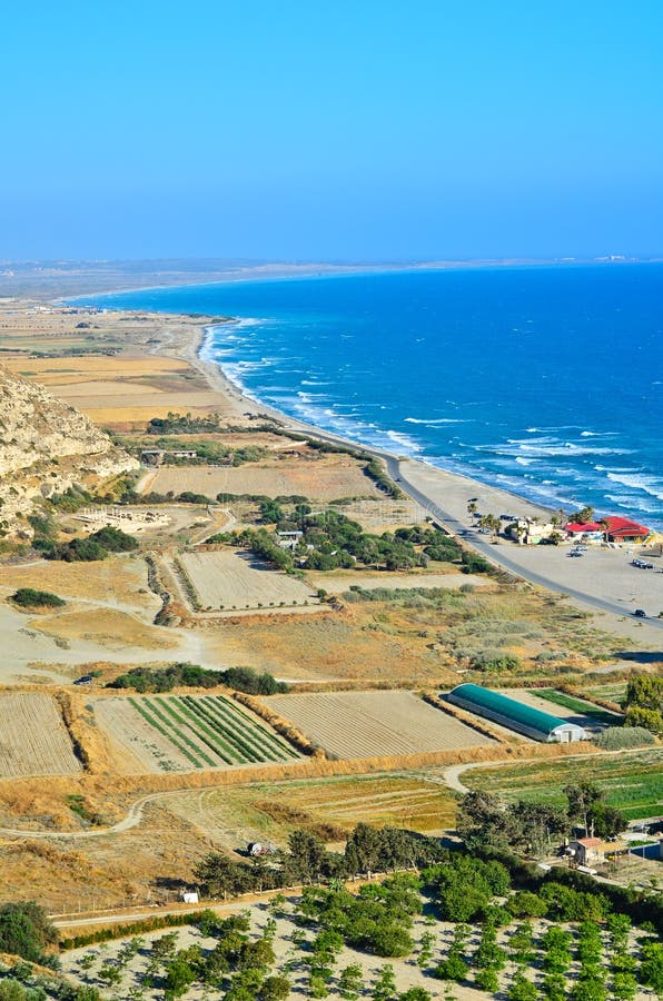 Cyperns kustlinje arkivfoto. Bild av soligt, strand, kust - 27761812