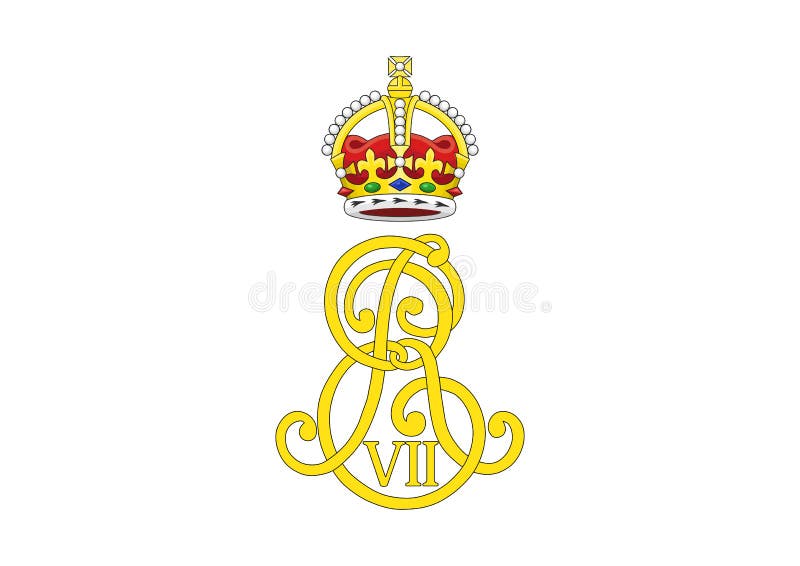 Cypher of Edward VII stock illustration. Illustration of charles ...