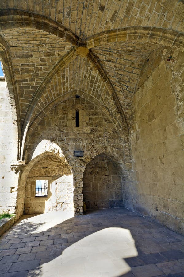 Cyprus, Bellapais Abbey Arch Stock Photo - Image of bellapais, place ...