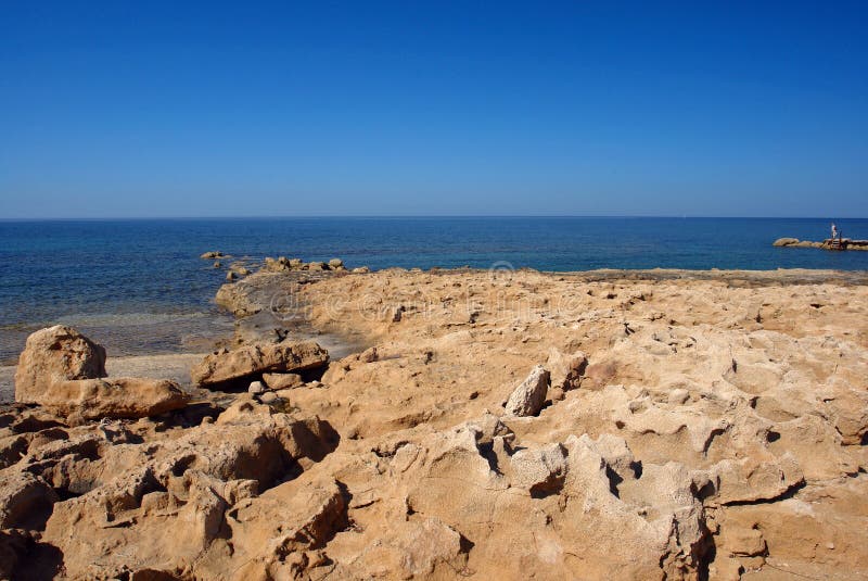 Cyprus coast stock image. Image of landscape, tourisme - 9638249