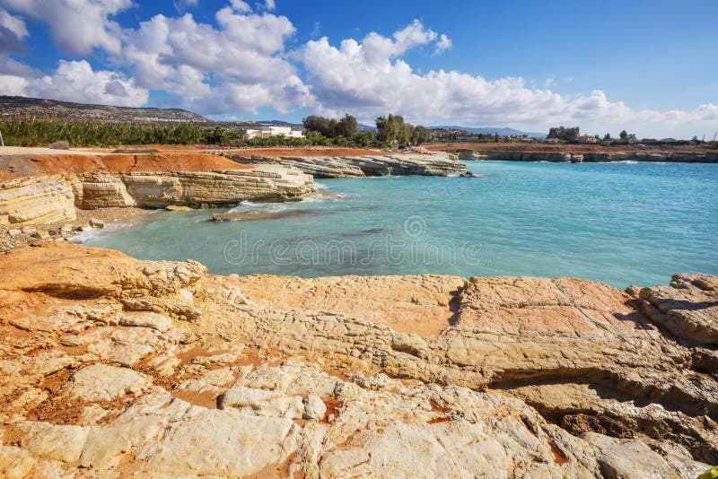 Cyprus coast stock photo. Image of quiet, inspiring - 193346966