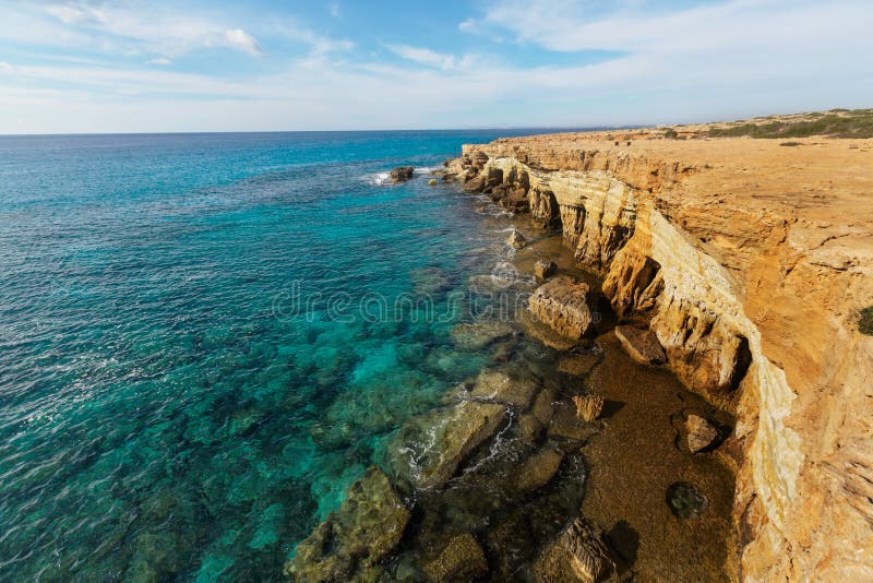 Cyprus coast stock image. Image of dive, inspire, destination - 170671931