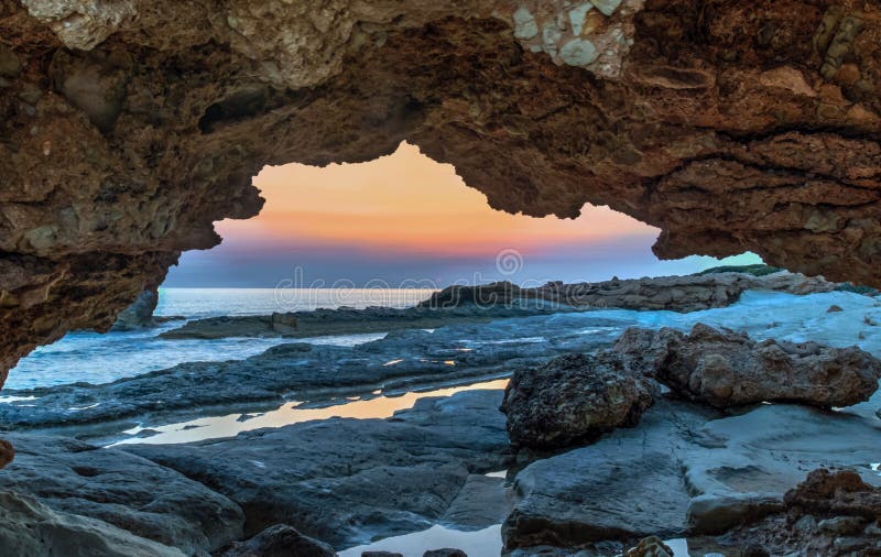 Cyprus coastline stock image. Image of ocean, terrain - 67384453
