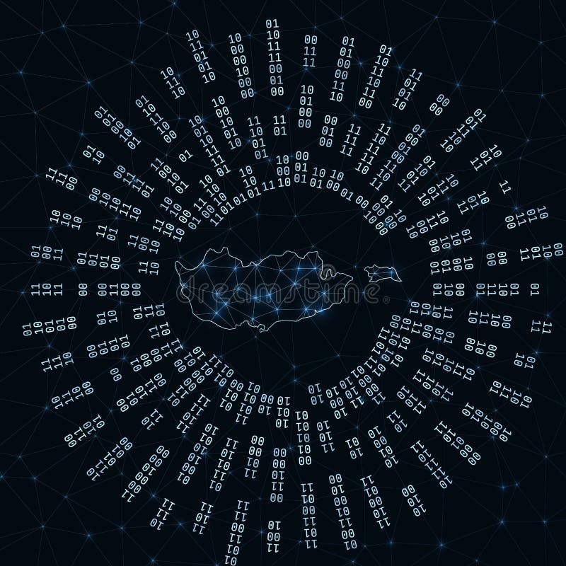Cyprus digital map. stock vector. Illustration of rays - 184055954