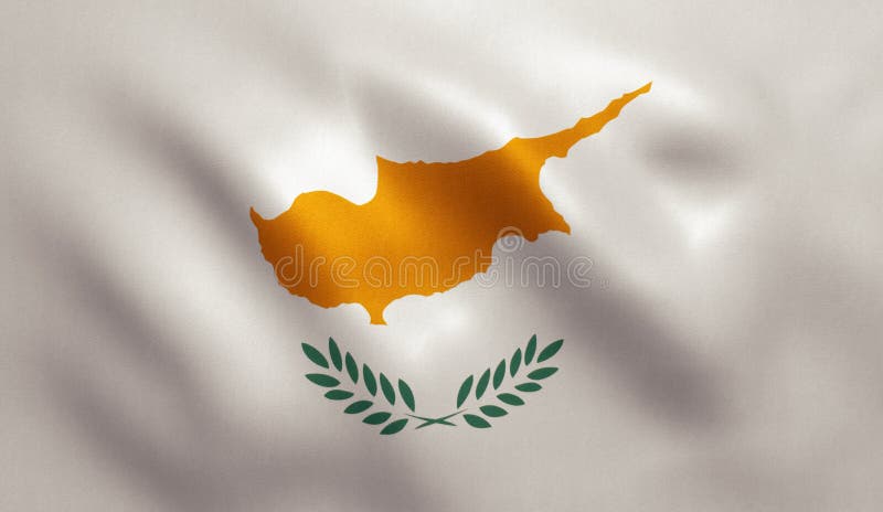 Cyprus Flag stock illustration. Illustration of cypriot - 93288603