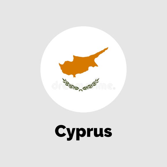 Cyprus flag icon stock vector. Illustration of cypriot - 332802858