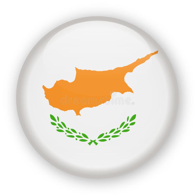 Cyprus Flag Vector Round Icon Stock Illustration - Illustration of sign ...
