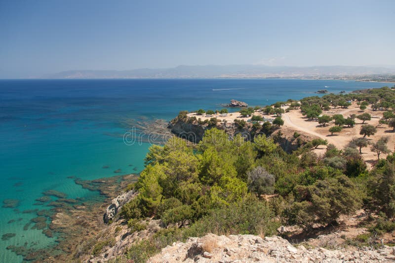Cyprus Island sea coast stock photo. Image of island - 65711562
