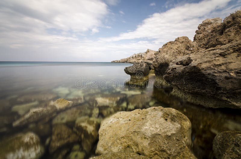 Cyprus Landscape, Cape Greco Stock Image - Image of mediterranean ...