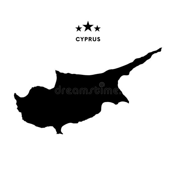 Cyprus Map. Vector Illustration. Stock Vector - Illustration of glory ...