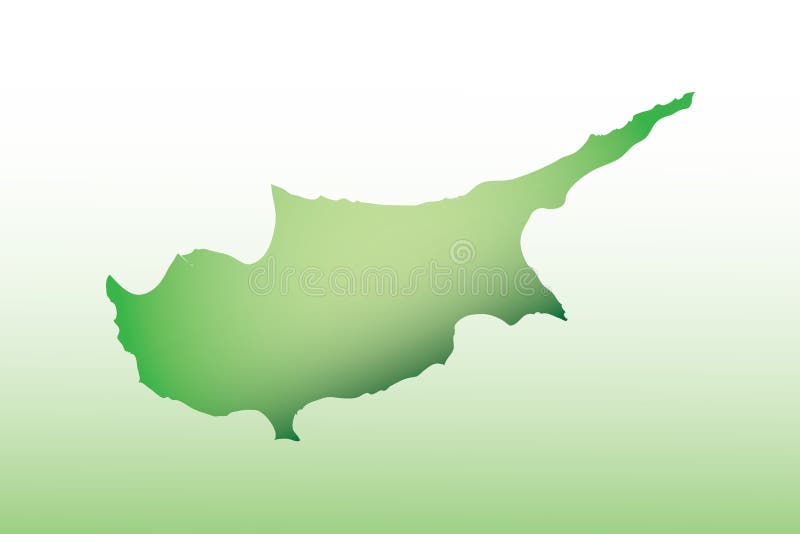 Cyprus Vector Map Illustration Using Binary Digits or Numbers on Light ...