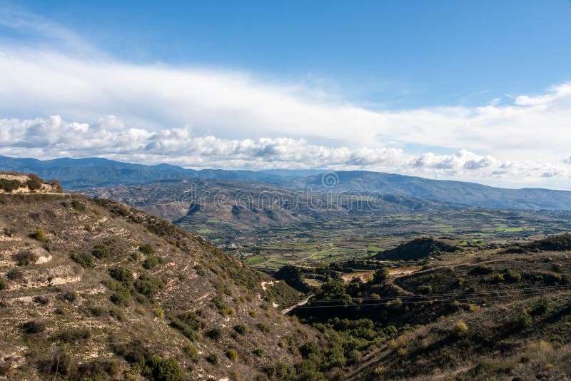 Cyprus Mountain View stock image. Image of mediterranean - 28979259