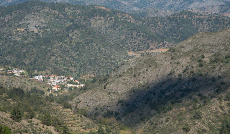 Cyprus Mountain Village of Askas Stock Image - Image of pitsilia ...