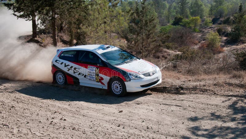 Fx Pro Cyprus Rally. Love Cyprus Stage. 2010 Editorial Stock Photo ...