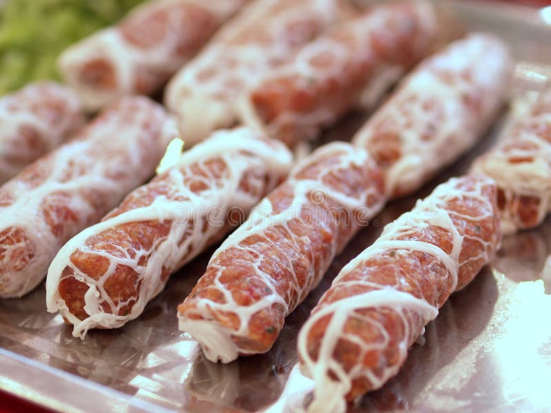 Cyprus seftalia meat stock image. Image of ingredient - 3803697