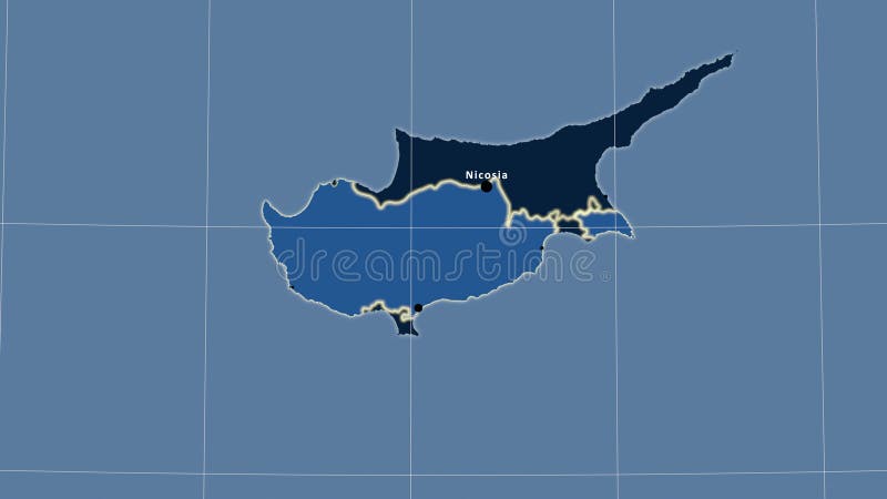 Cyprus - Solid. Composition, Borders Stock Illustration - Illustration ...