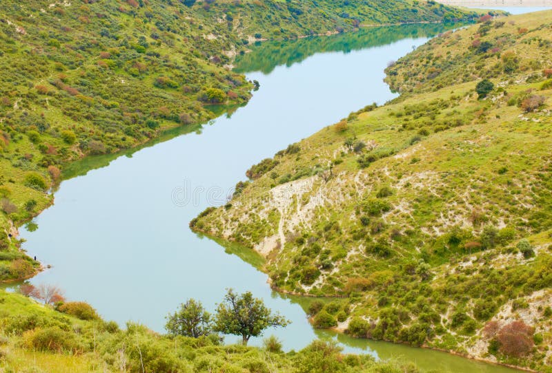 Cyprus in the spring stock image. Image of lake, landscape - 24454381