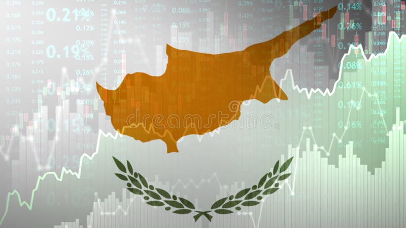 Cyprus Stock Market Growth and Financial Data Visualization Stock ...