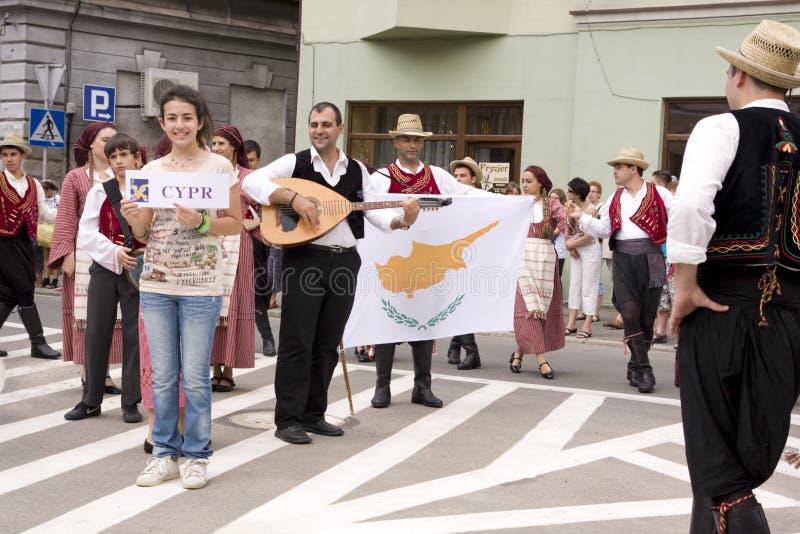 Cyprus Traditional Folk Group Editorial Stock Image - Image of week ...