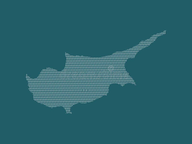 Cyprus Vector Map Using White Binary Digits on Dark Background To Mean ...