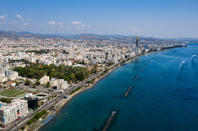 Cyprus. View of Limassol from Above Stock Photo - Image of lemesos ...